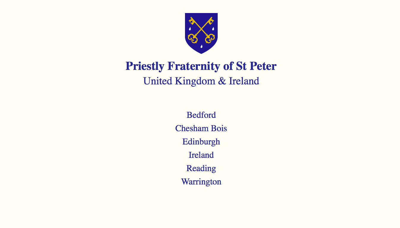 FSSP England’s New Website - FSSP UK